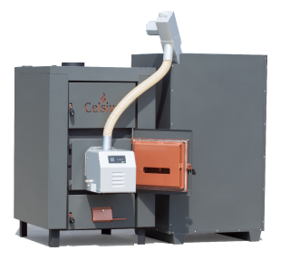 Kombinētie malkas, granulu apkures katli